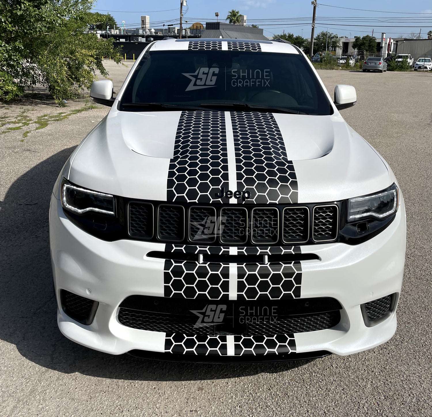Jeep Grand Cherokee Racing Stripes Honeycomb 11